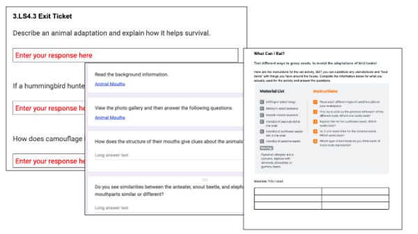 3rd Grade Habitats 3.LS4.3 Activities | Made By Teachers