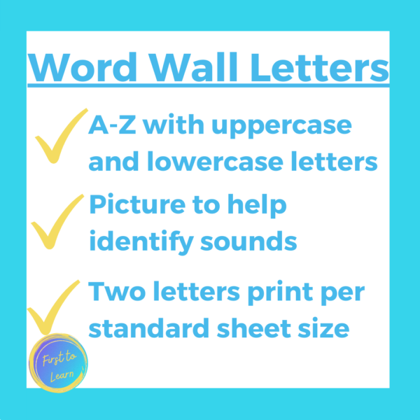 Word Wall Letters | Made By Teachers