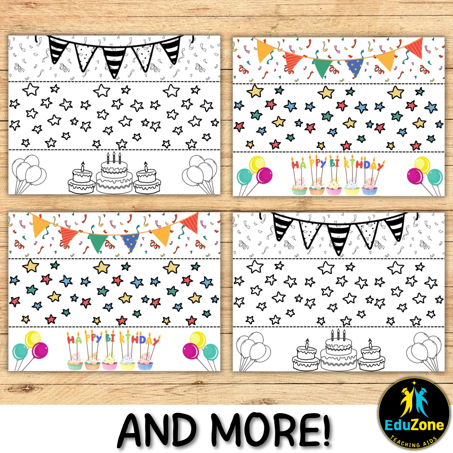 Make Your Party Pop with Editable Birthday Crowns and Colorful Party ...