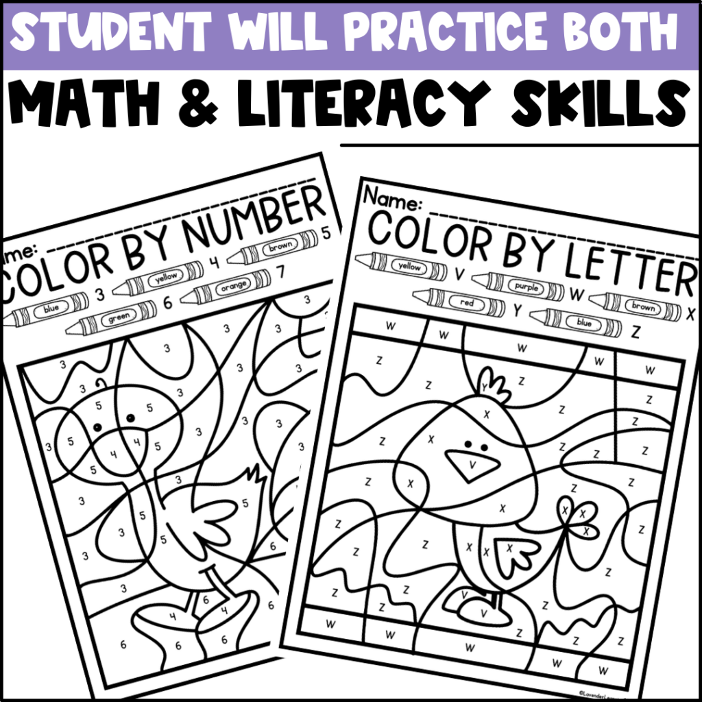 Birds Color by Code - Birds Color by Number - Birds Color by Letter ...