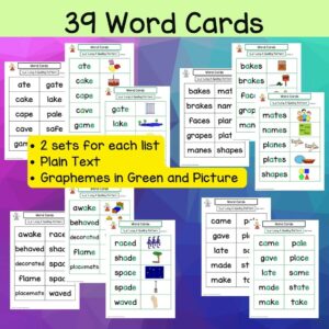 Long A Phonics Activities - Spelling Letter Pattern 'a-e' - Worksheets ...