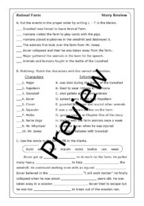 George Orwell "Animal Farm" worksheets | Made By Teachers