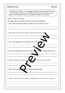 George Orwell "Animal Farm" worksheets | Made By Teachers
