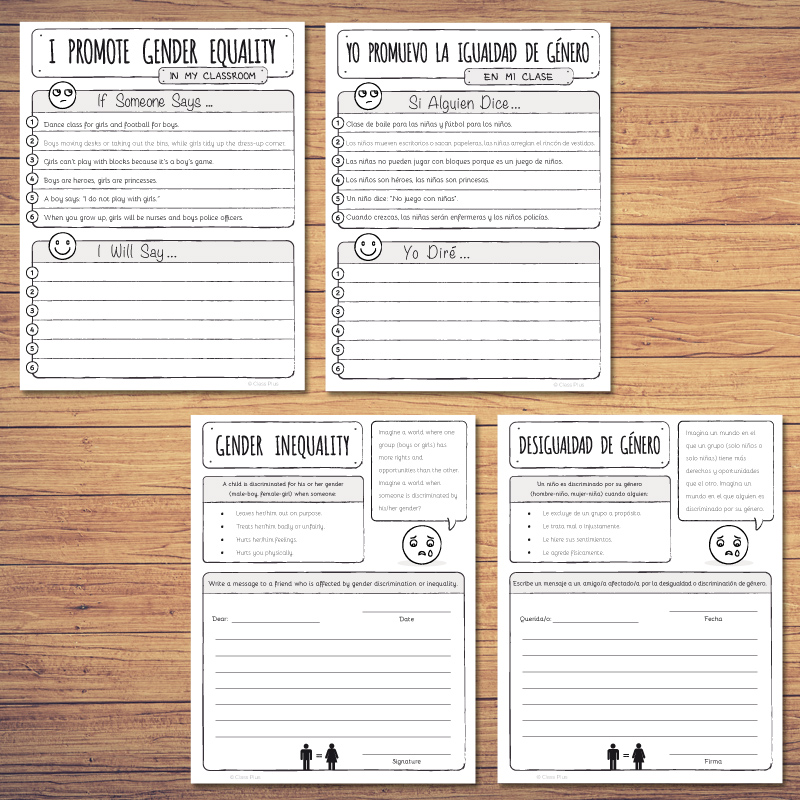 Gender Equality Activities Bundle Made By Teachers 8885
