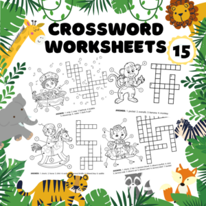 Animal Puzzle Activities – Word Search WorkSheets –Zoo Animals Puzzles ...