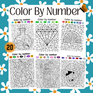 Fall Coloring Pages |Color by Number |Numbers 1-10 Recognition |Morning ...