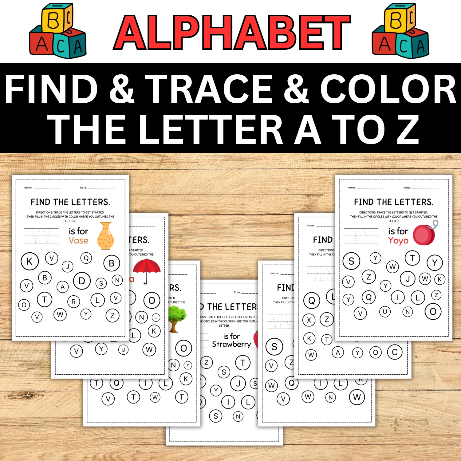 Alphabet Learning Bundle: Boost Handwriting Confidence, Explore ABC ...