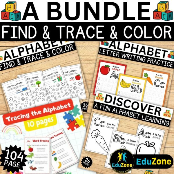 Alphabet Learning Bundle: Boost Handwriting Confidence, Explore ABC ...