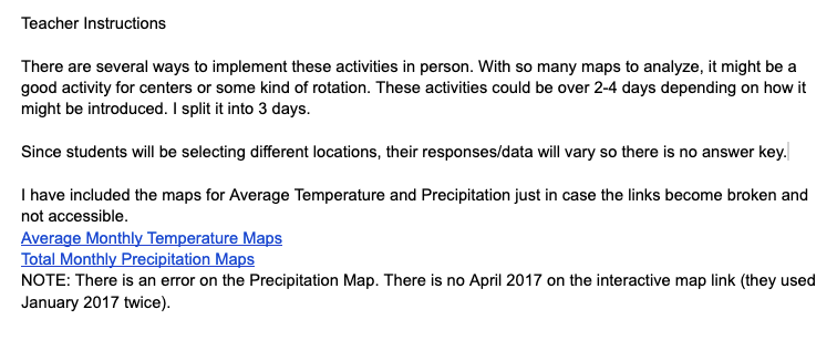 3rd Grade Weather 3.ESS2.1 Activities | Made By Teachers