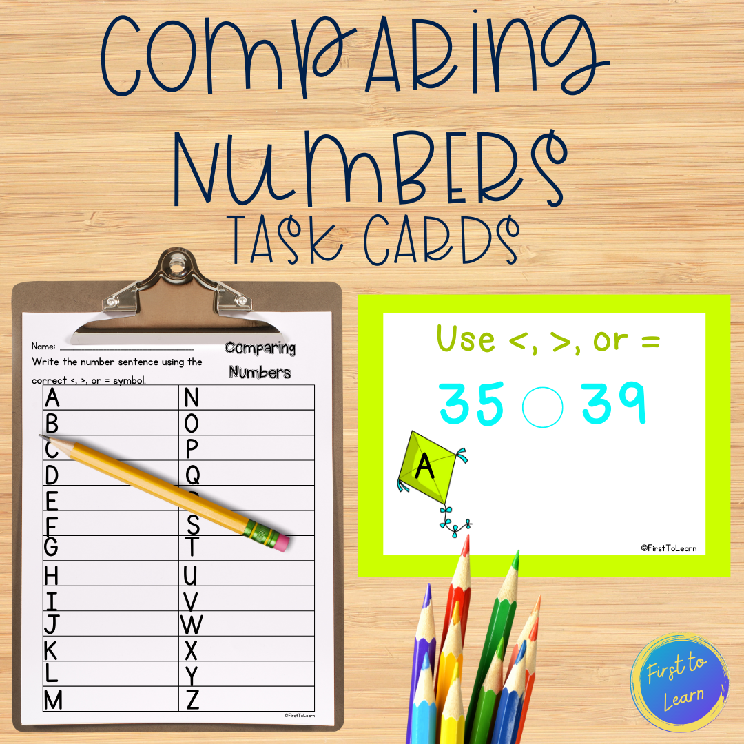 Comparing 3-Digit Numbers Task Cards | Made By Teachers