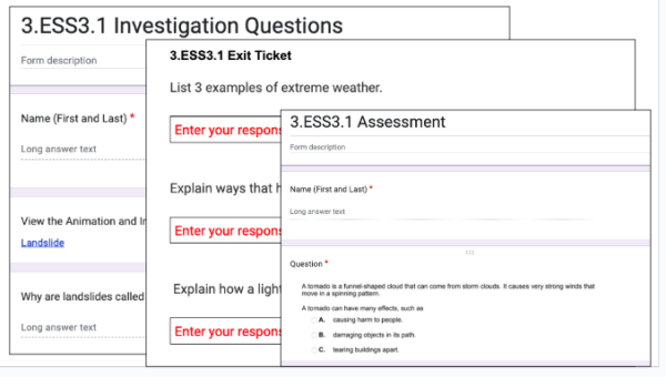 3rd Grade Weather Related Hazards 3.ESS3.1 Activities | Made By Teachers