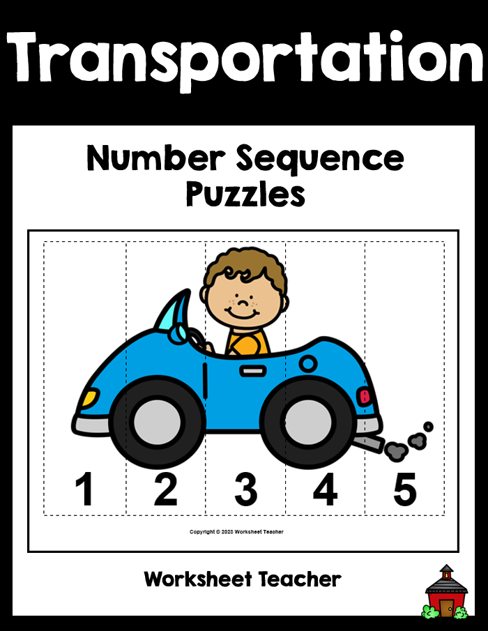 10 Transportation Number Sequence Puzzles Made By Teachers 10 Transportation Number Sequence Puzzles Made By Teachers