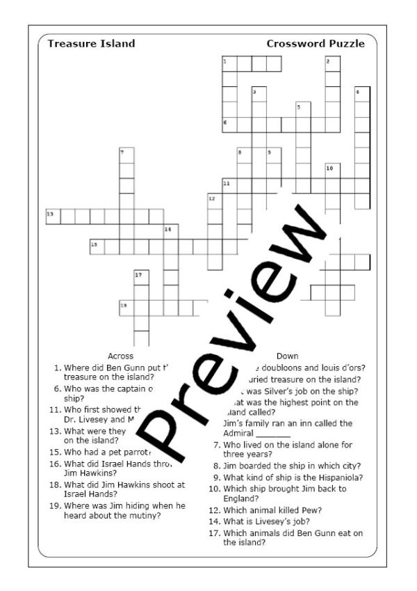 Robert Louis Stevenson "Treasure Island" worksheets | Made By Teachers