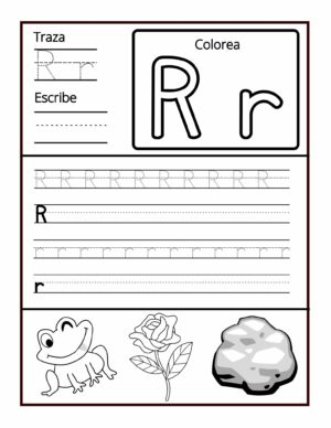 Fun Spanish ABC Worksheets for Kids: Trace, Write and Color | Made By ...