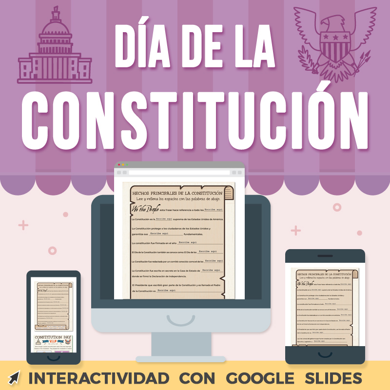 Día de La Constitución Google Slides | Made By Teachers