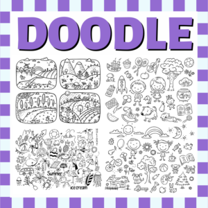 Spring and Summer Coloring Pages{ Camping, Picnic, Vacation, Holiday ...