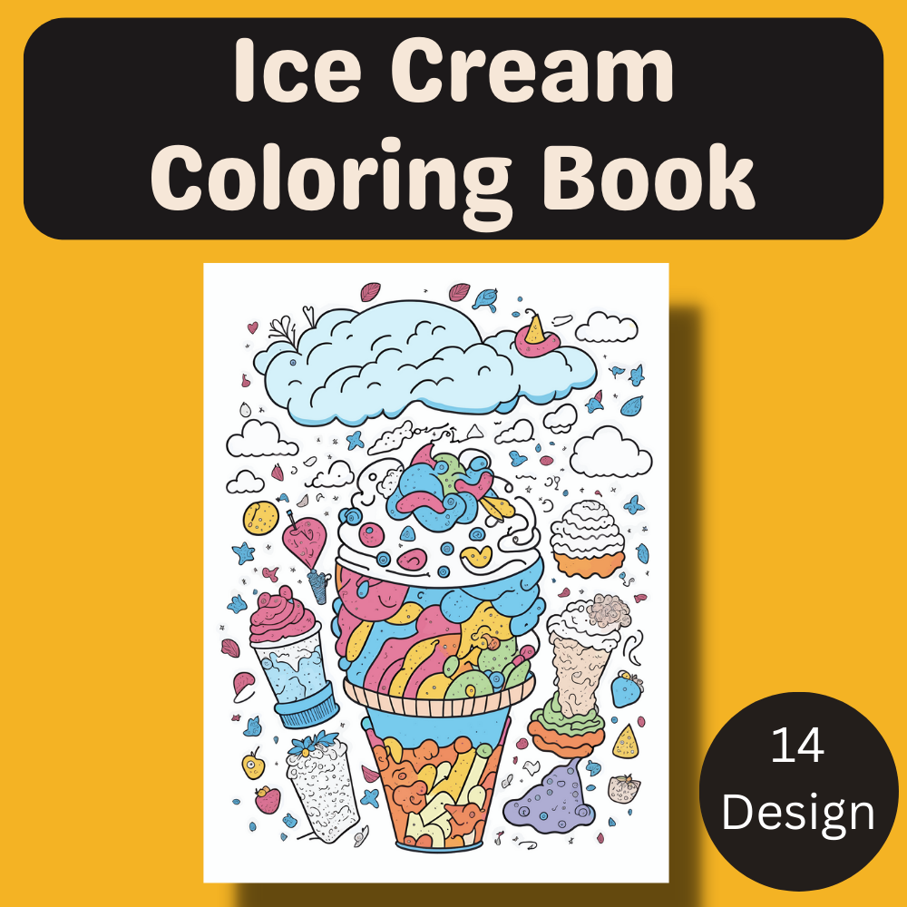 Sweet Scoops, An Ice Cream Coloring Adventure | Made By Teachers
