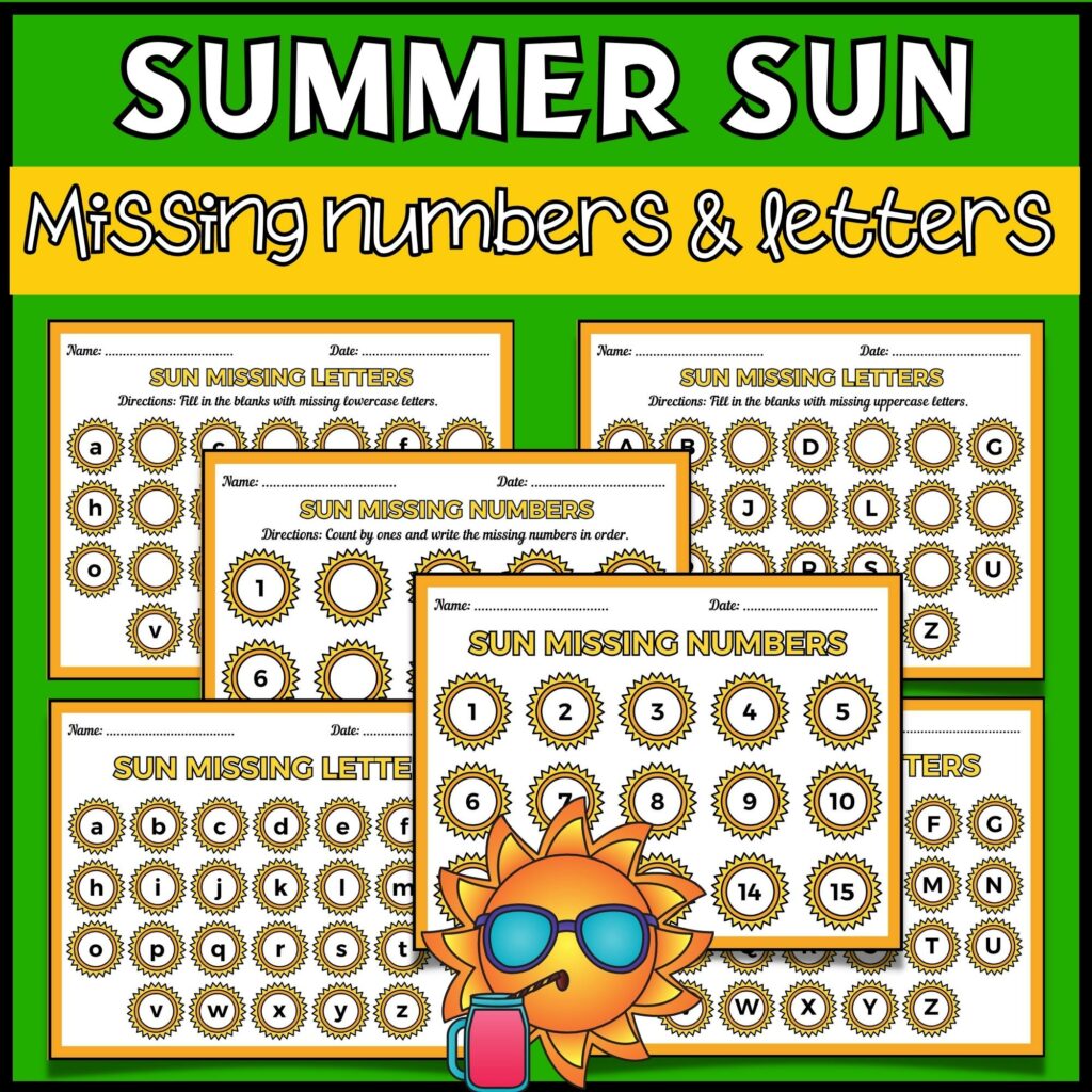 Summer Activities and Worksheets Pack: Coloring Pages, Bulletin Board ...
