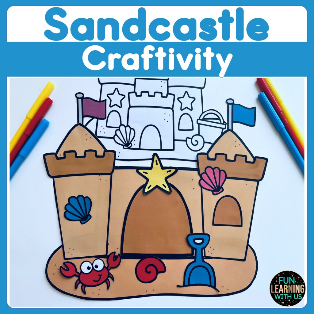 Sandcastle Craftivity | Summer Castle Craft | Made By Teachers