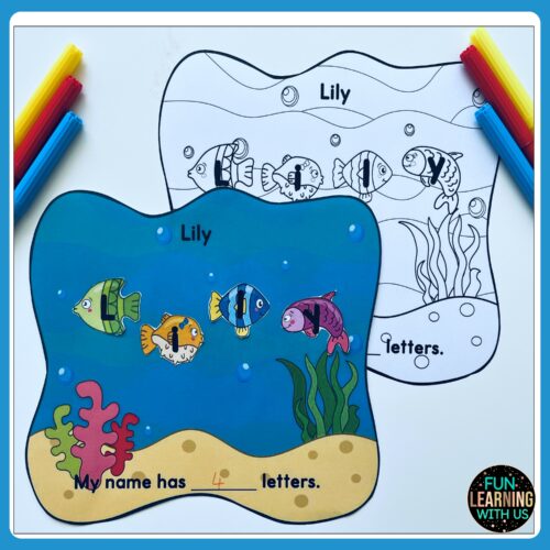 Ocean Name Craft | Summer Editable Name Activity | Made By Teachers