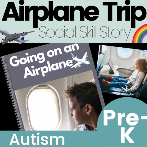 Airplane Trip Bundle Social Skills Story Packing Checklist & Airport ...