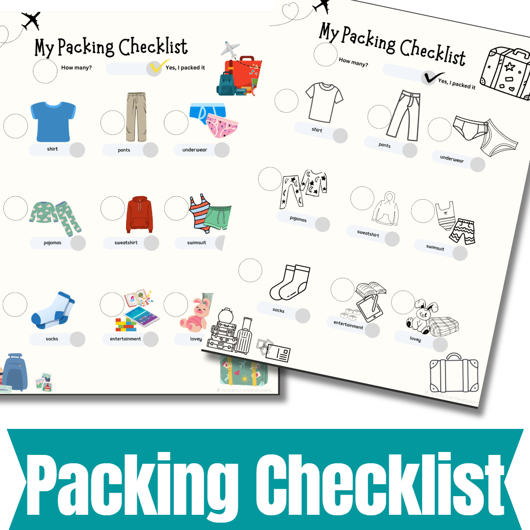 Airplane Trip Bundle Social Skills Story Packing Checklist & Airport ...