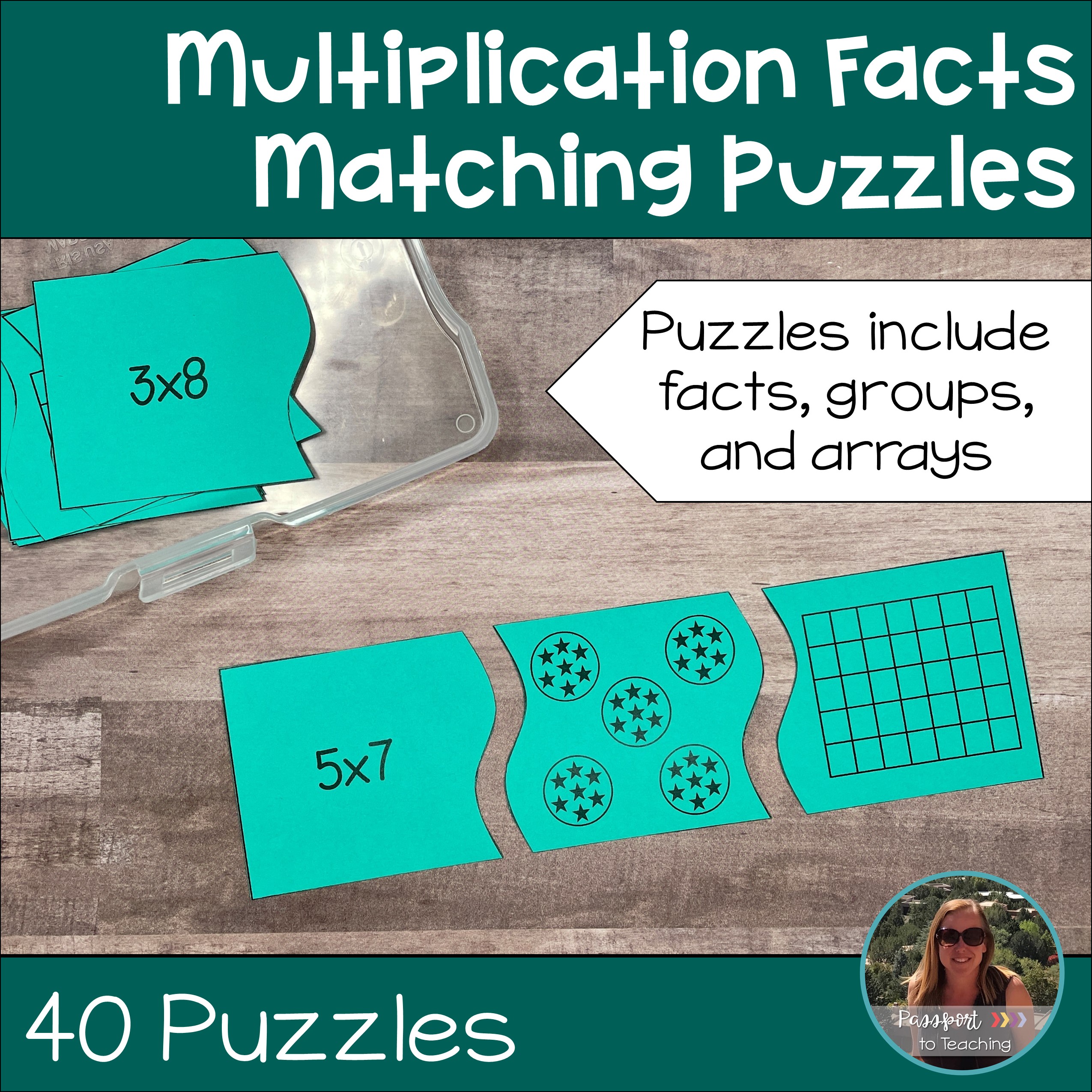 Multiplication Facts Activity - Matching Puzzles | Made By Teachers
