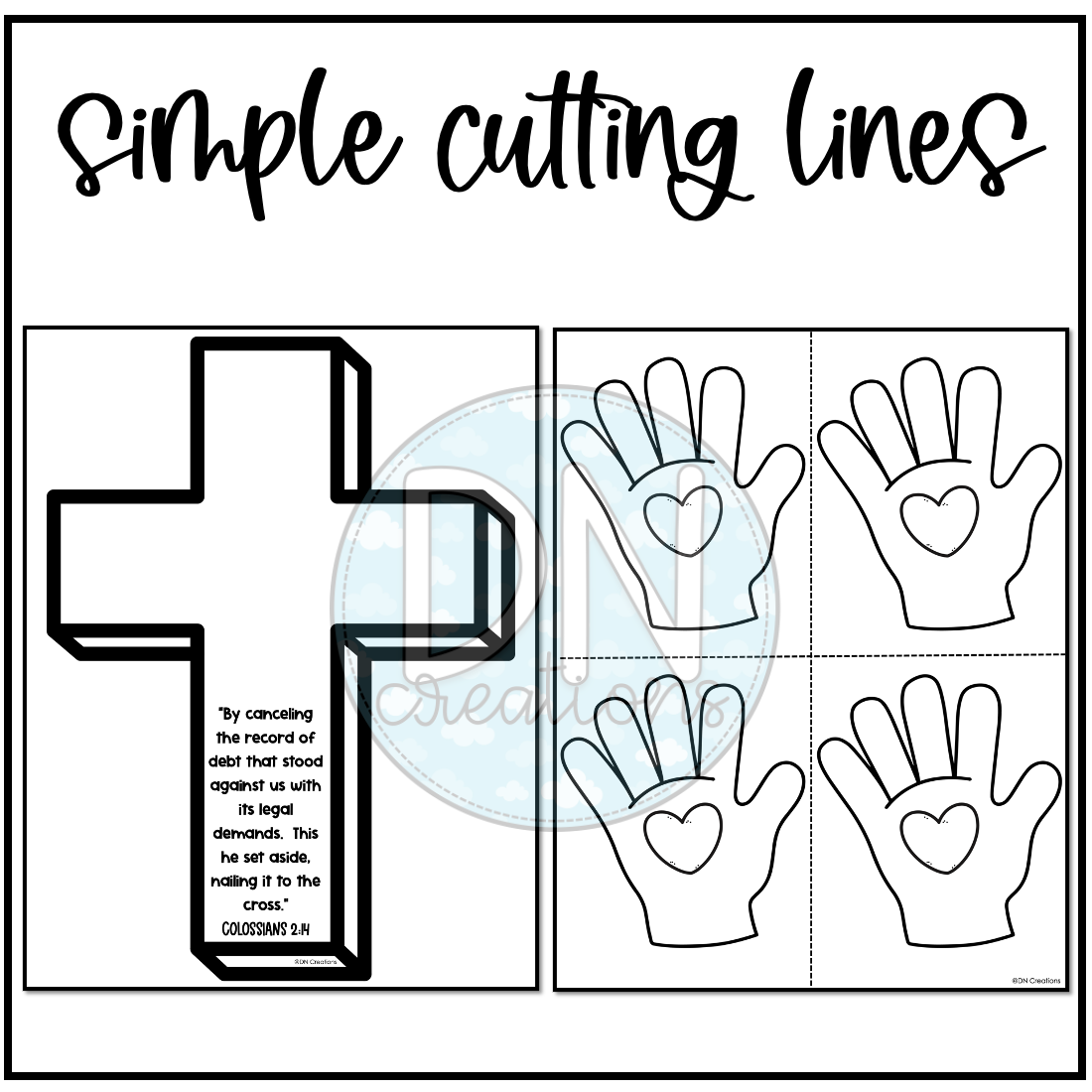 Colossians 2:14 Bible Craft l Cross Craft | Jesus Died for Our Sins ...