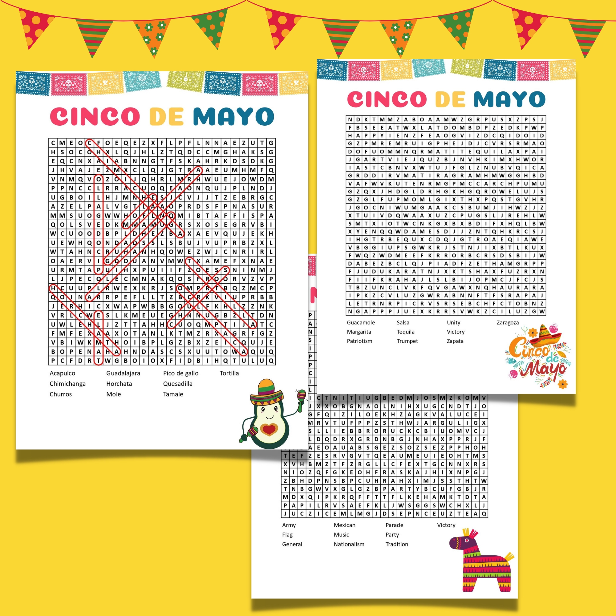 Cinco de Mayo Word Search | Made By Teachers