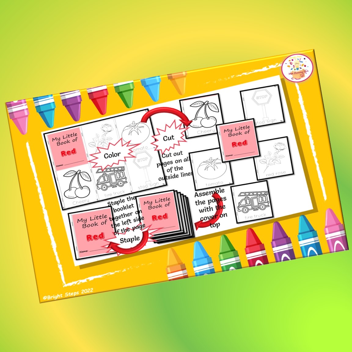 My Little Books of Funny Colors - Printable for Kids - NO PREP ...