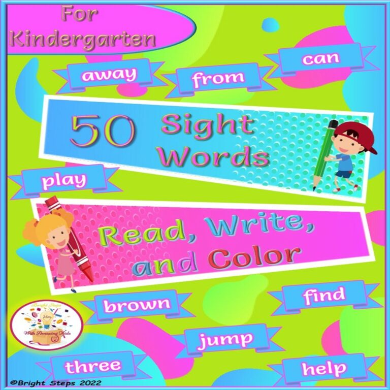 50 Kindergarten Sight Words - An Amazing Workbook - | Made By Teachers