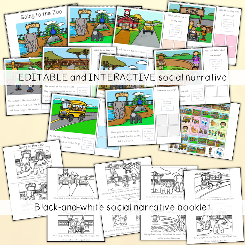 Zoo Field Trip Unit with Visuals and Social Narrative | Made By Teachers