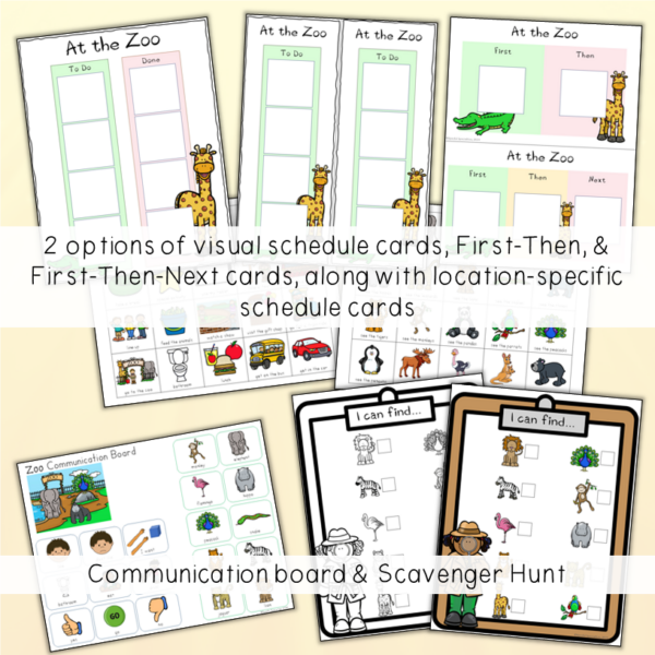 Zoo Field Trip Unit with Visuals and Social Narrative | Made By Teachers