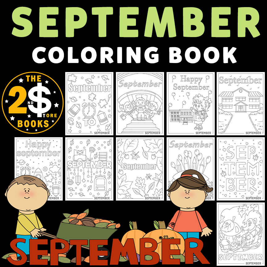 Calendar Coloring Book Bundle N° 2 - 132 Pages | Made By Teachers
