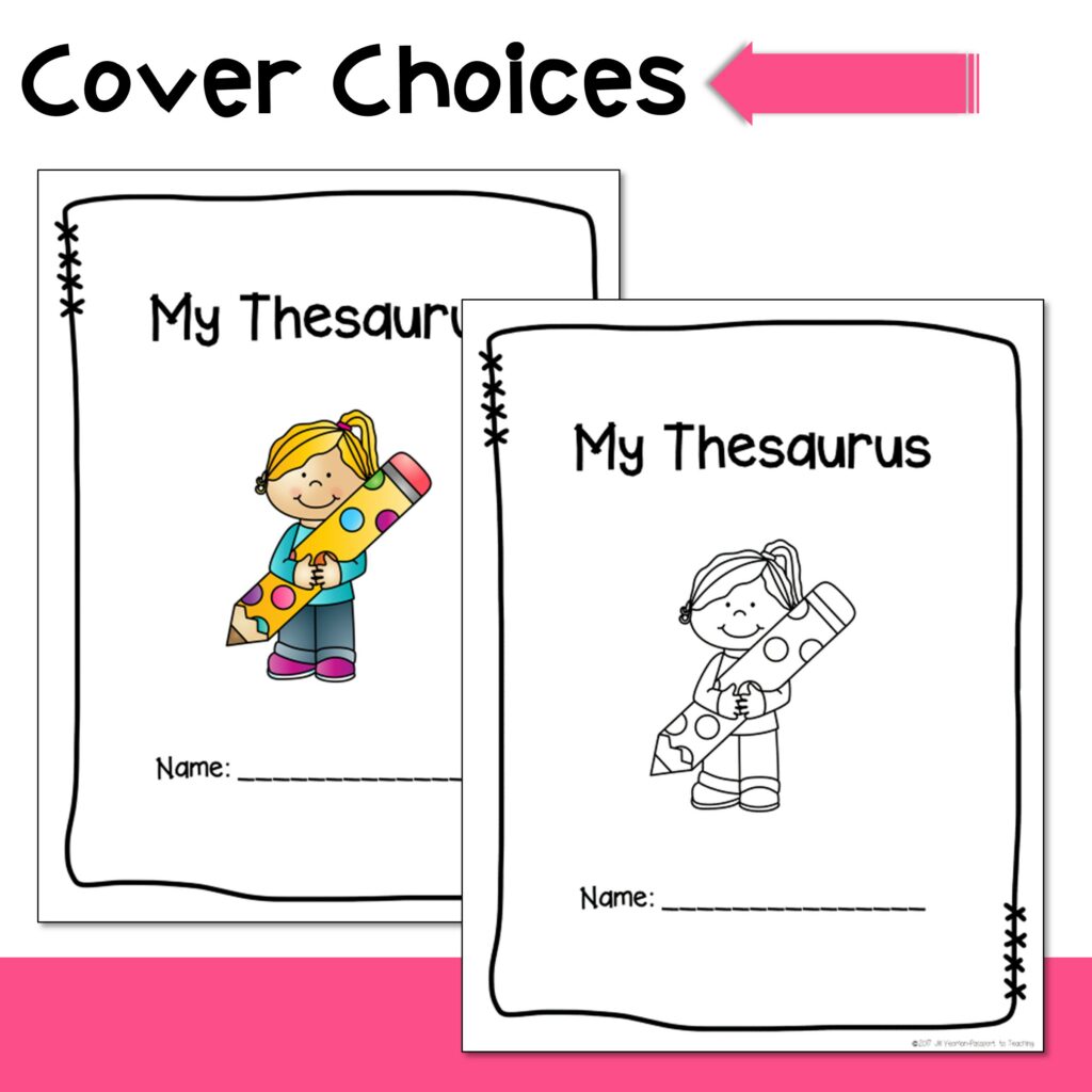 Student Thesaurus and Activities | Made By Teachers