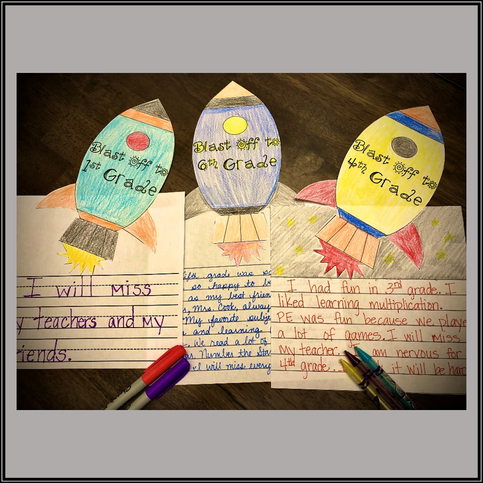 End of Year Writing Projects - Rocket Craft Blast Off TO... | Made By ...