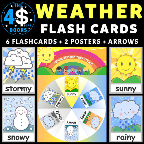 Seasons Flashcards - 1 Pack + 2 Posters + Arrows | Made By Teachers