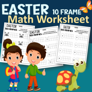 Hop into Learning with Easter Ten Frame Math Worksheets | Made By Teachers