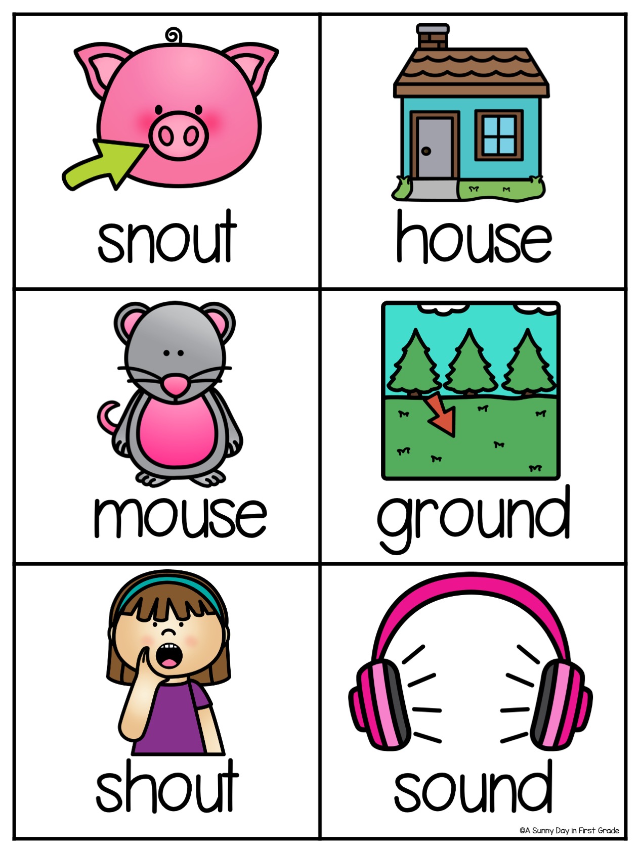 Diphthongs OU & OW Printables, Centers & Games | Made By Teachers