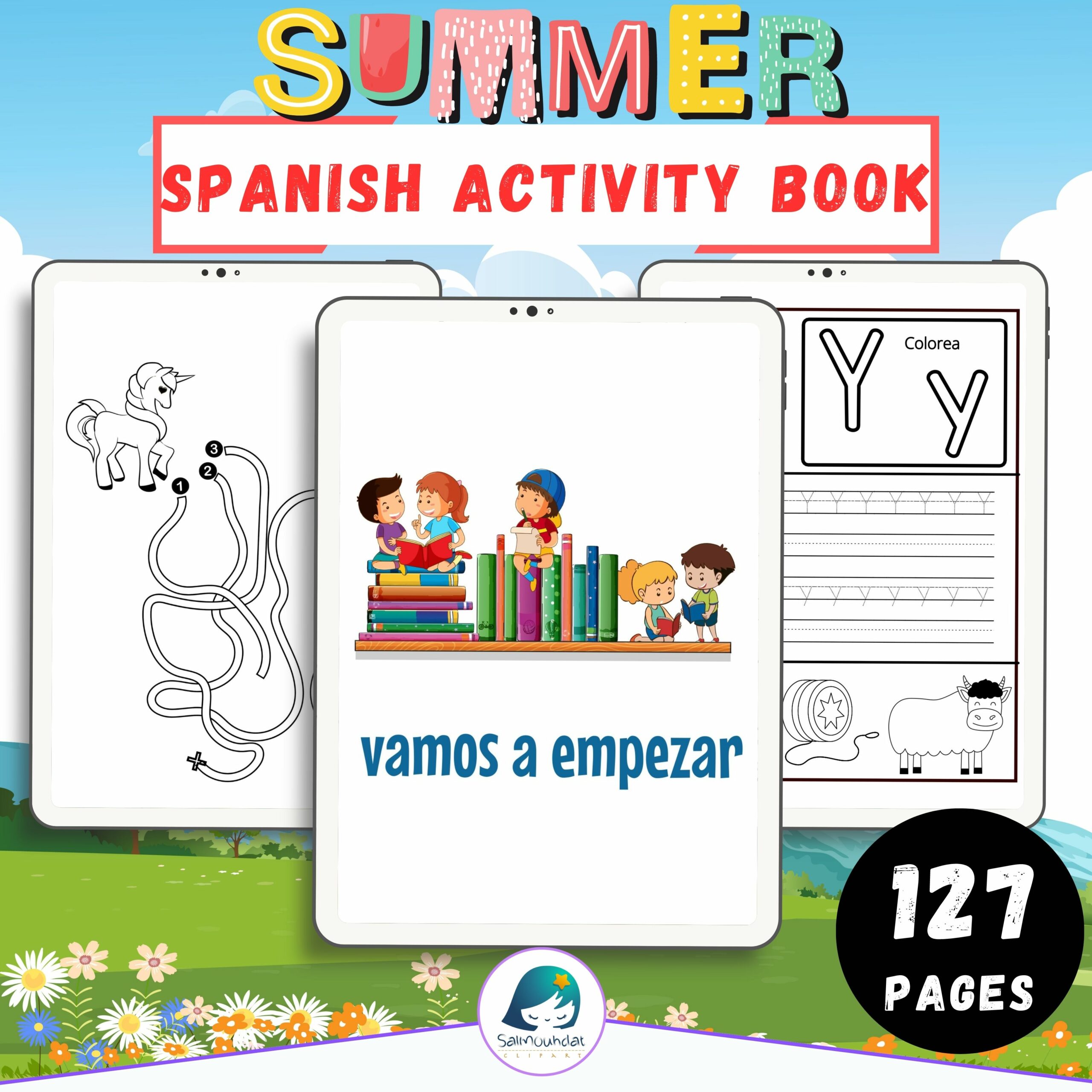 Spanish Book Clipart