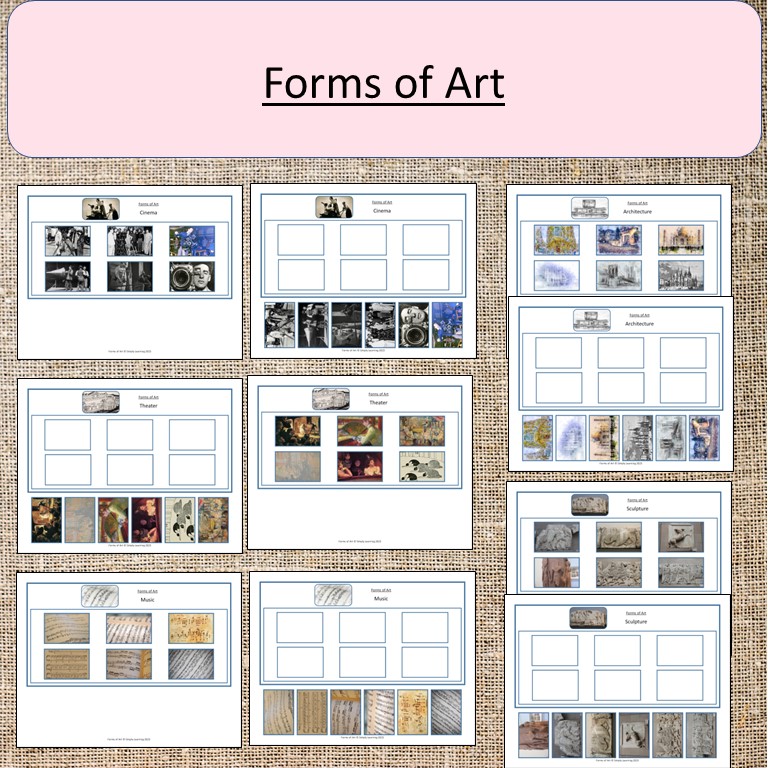 Art: Forms of Art Kindergarten First Grade Activities | Made By Teachers