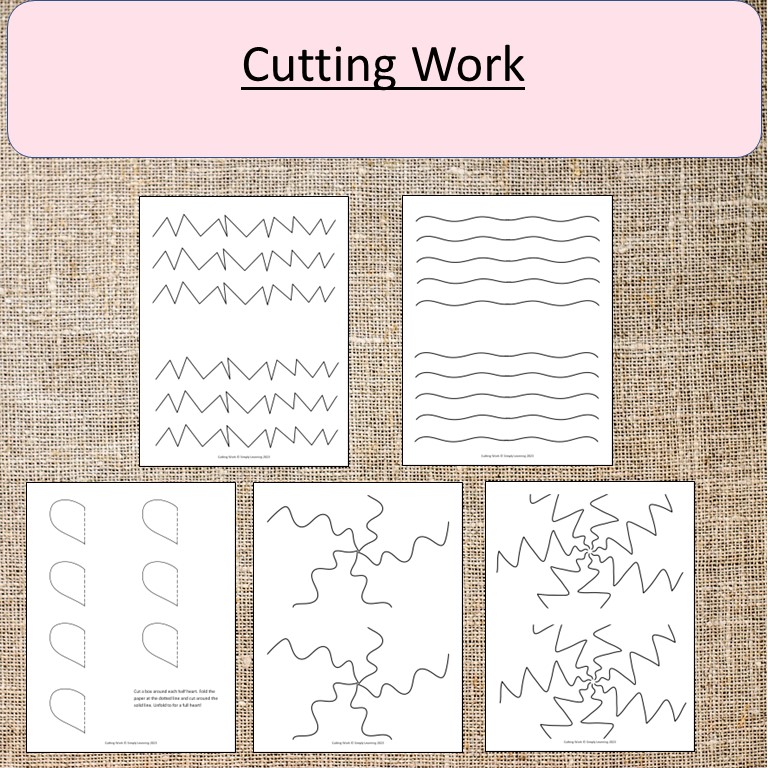 Art: Cutting Work Artwork Activity Motor skills | Made By Teachers