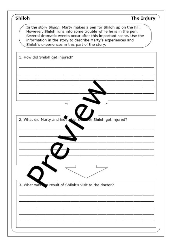 Phyllis Reynolds Naylor "Shiloh" worksheets | Made By Teachers