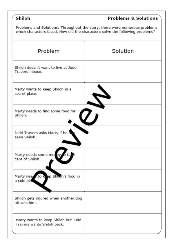 Phyllis Reynolds Naylor "Shiloh" worksheets | Made By Teachers