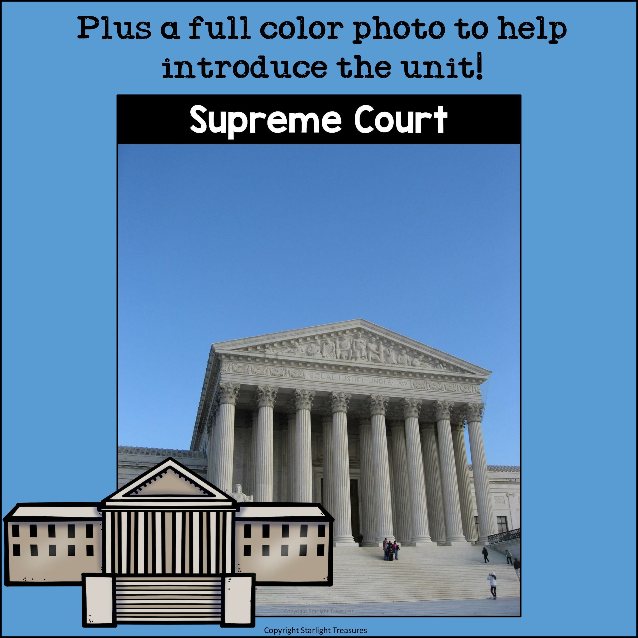 Supreme Court Mini Book for Early Readers: American Symbols | Made By ...
