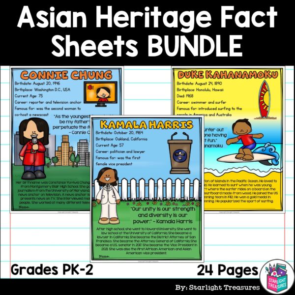 Asian American & Pacific Islander Heritage Month Fact Sheets for Early ...