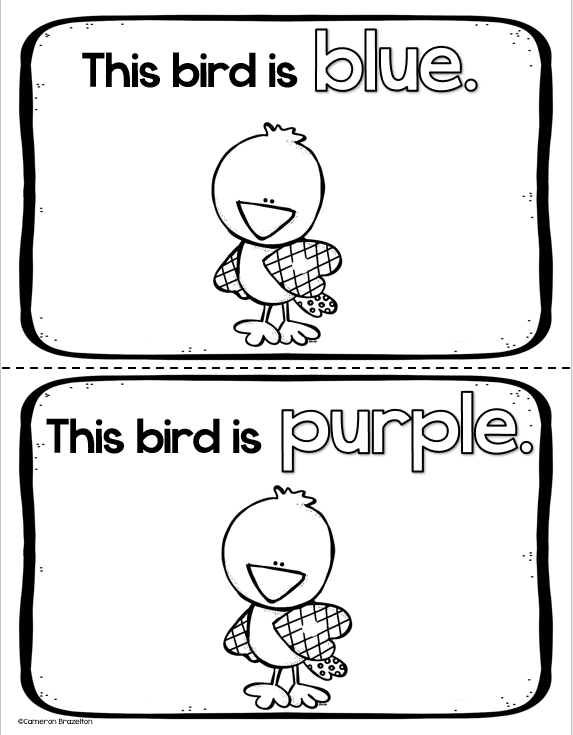 Emergent Reader Pattern Book Sight Words: This Bird Is | Made By Teachers