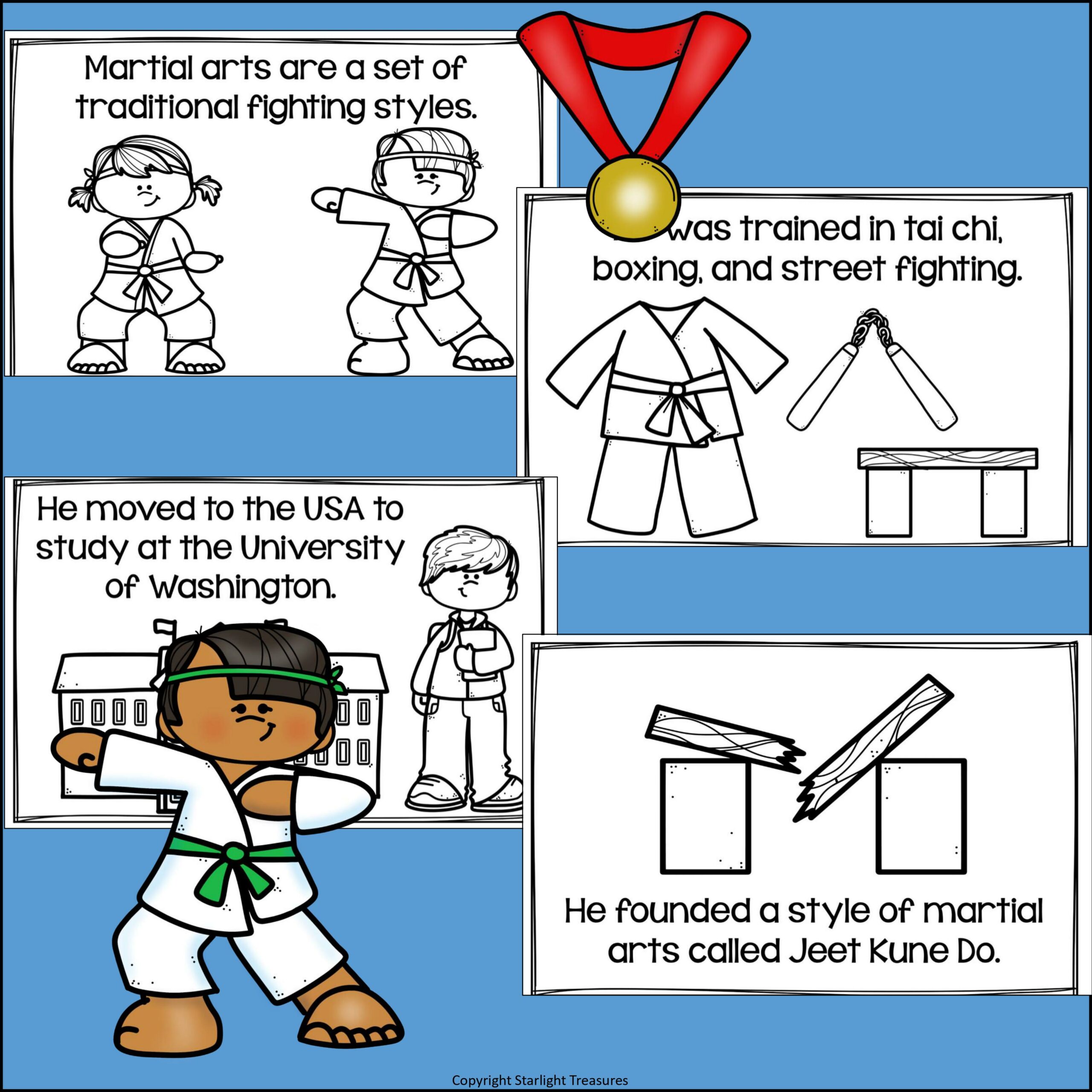 Bruce Lee Mini Book for Early Readers: Asian/Pacific Islander Heritage ...