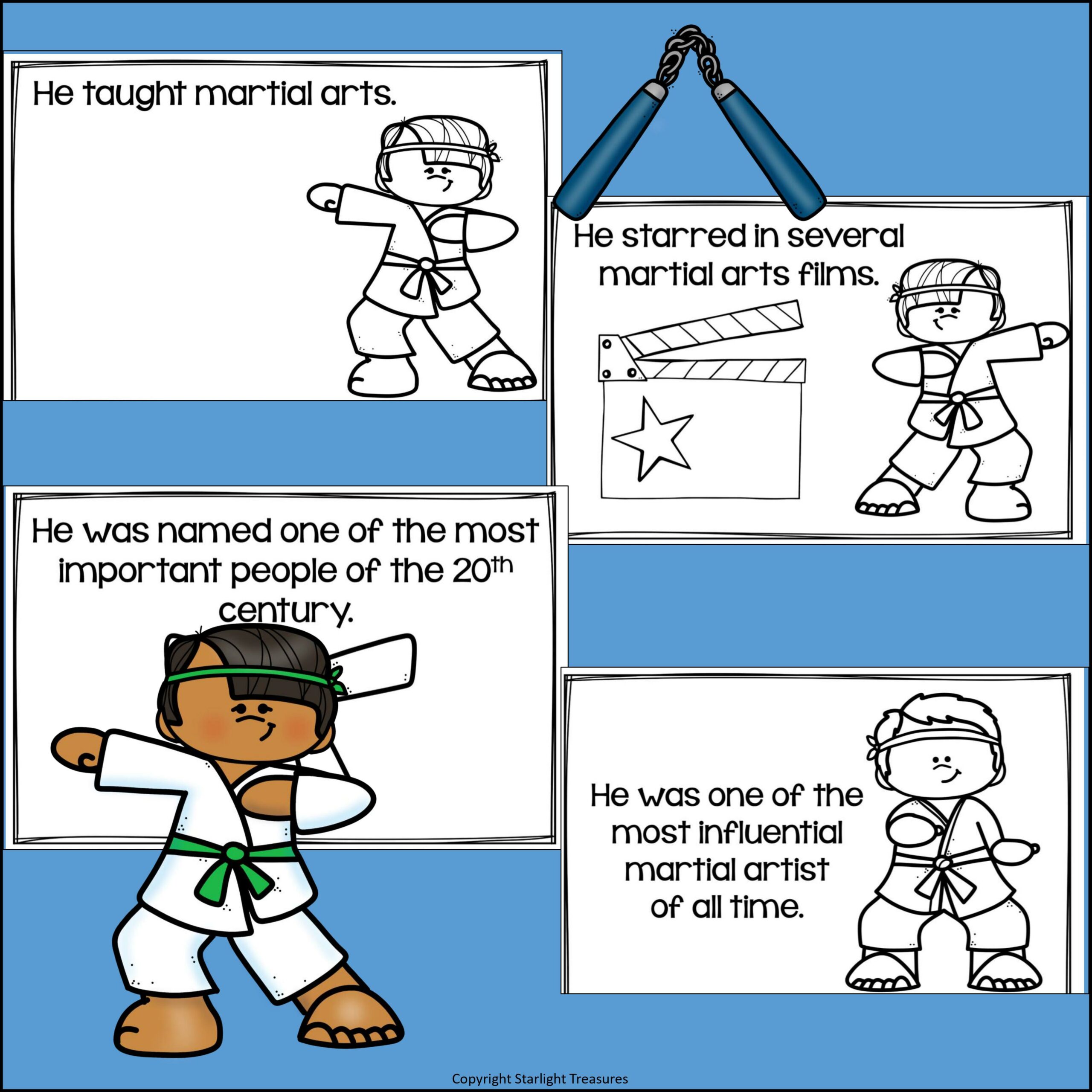 Bruce Lee Mini Book for Early Readers: Asian/Pacific Islander Heritage ...