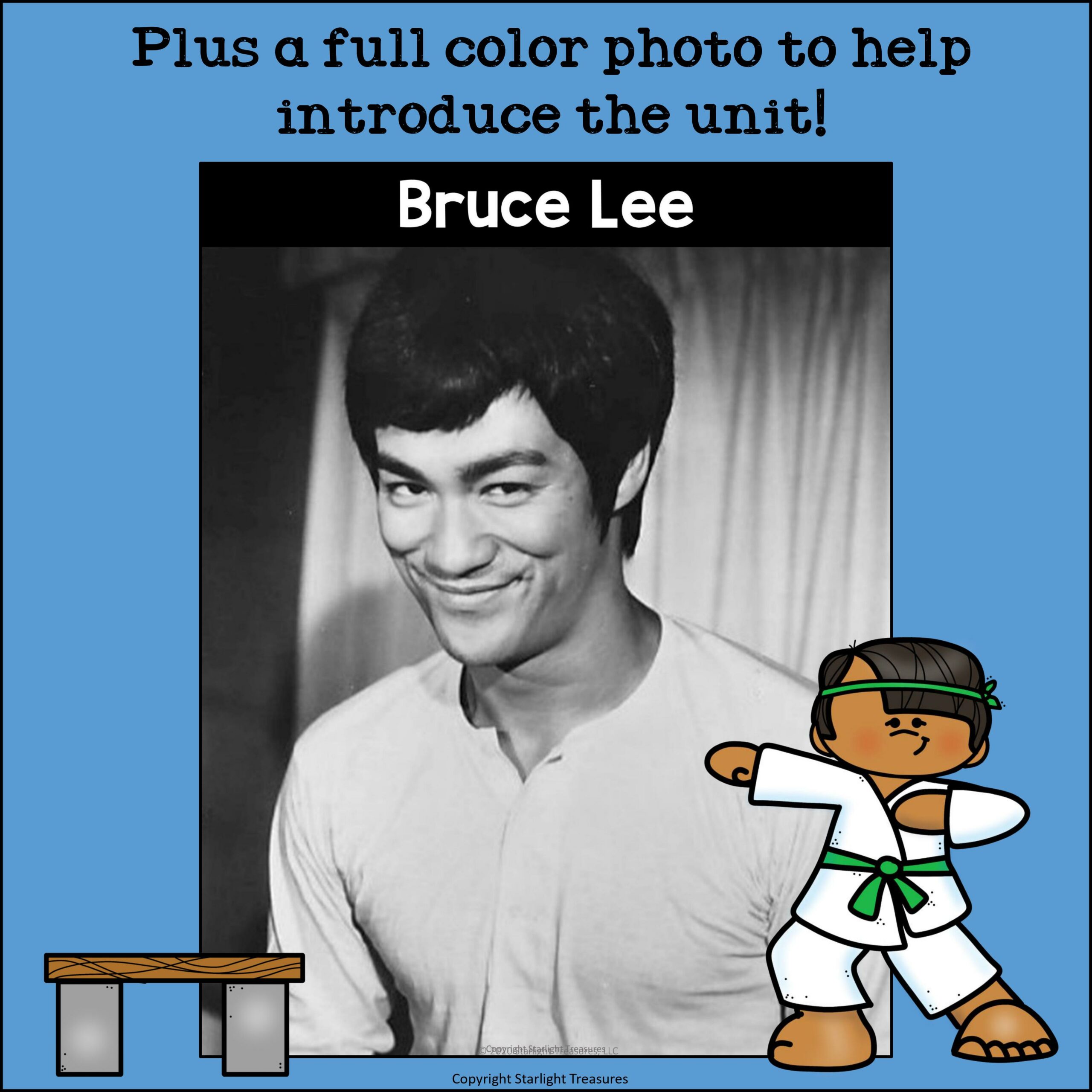 Bruce Lee Mini Book for Early Readers: Asian/Pacific Islander Heritage ...